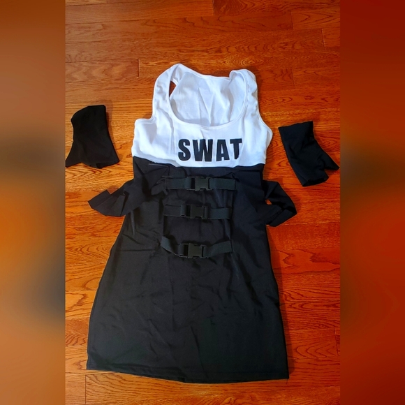 Other | 3 Pc Halloween Costume Sultry Swat Officer | Poshmark